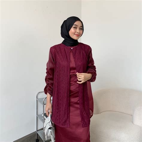 Jual ZALINA Outer Organza Outer Organza Outer Kondangan By DEZHAF