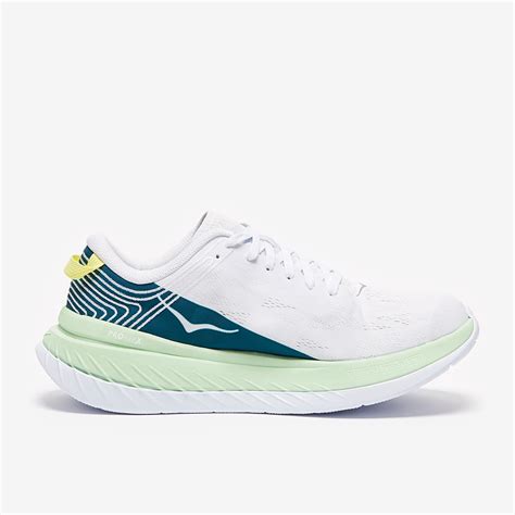 Hoka Carbon X Green Ash White Mens Shoes Pro Direct Running