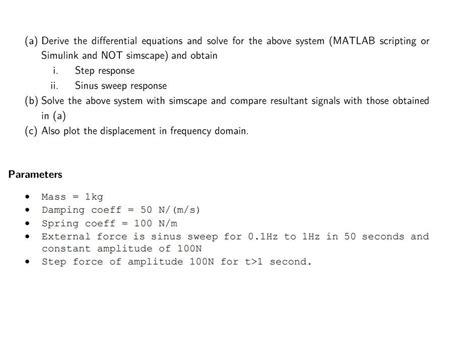 Solved 1 Solve The Following Problem Using MATLAB Chegg