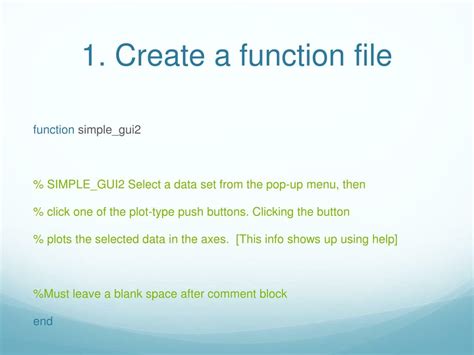 Ppt Matlab Guis Powerpoint Presentation Free Download Id1872657