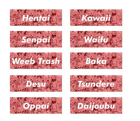 Buy Ahegao Lust Face Waifu Supreme Premium 10 Pc Vinyl Bumper Stickers
