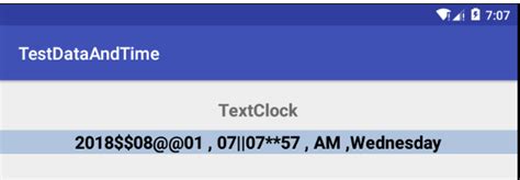 Android中的时间控件简识（1） Textclock 代码先锋网