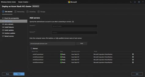 deploy an azure stack hci stretched cluster from wac