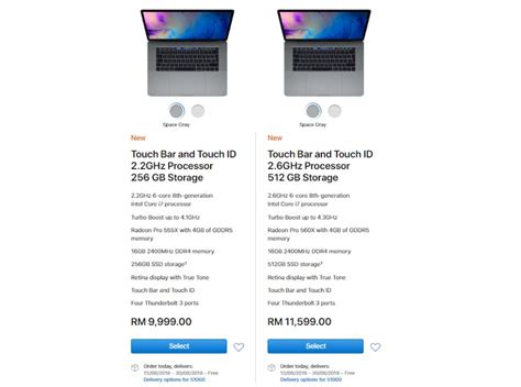 The Newly Refreshed Apple MacBook Pro Now Available In Malaysia Price Starts At RM 7499