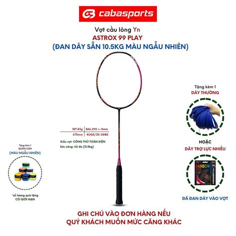Vợt Cầu Lông Yonex Astrox 99 Play Đỏ Cao Cấp Chính Hãng