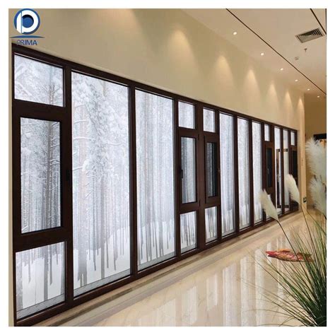 Aluminium Building Code Anti Theft Casement Window With Colonial Bar