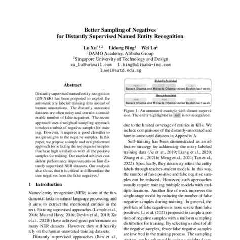 Sampling Better Negatives For Distantly Supervised Named Entity