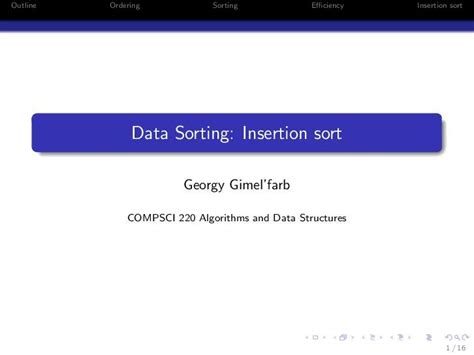 Pdf Data Sorting Insertion Sort Computer Science · 2015 08 02