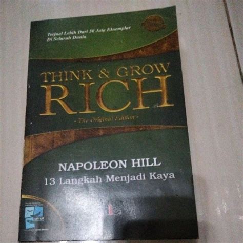 Jual Think Dan Grow RICH 13 LANGKAH MENJADI KAYA NAPOLEON HILL