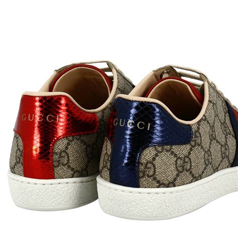 Gucci Shoes Women Sneakers Gucci Women Beige Sneakers Gucci 499410