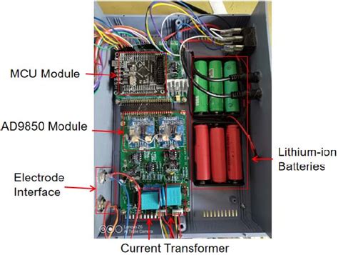 Stimulation Module Placed Into An ABS Enclosure With Cables Connected Download Scientific