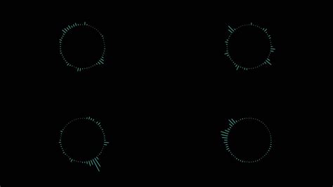 球形音频频谱可视化 视频素材下载