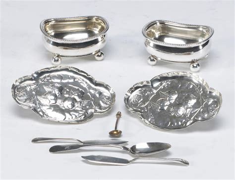 Bonhams Group Of Englishirish Silver Items
