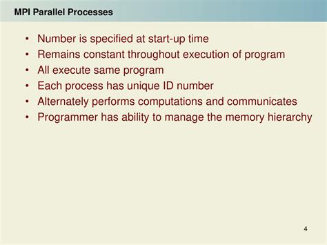CS 668: Lecture 3 An Introduction to MPI - ppt download