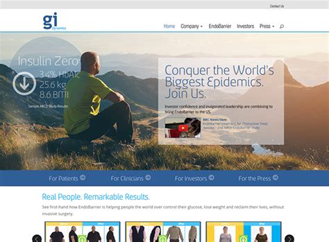 Gi Dynamics Website Design On Behance