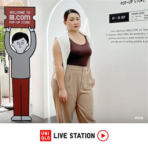 Live Station Uniqlocom 8th Anniversary Pop Up Store Preview Uniqlo Sg