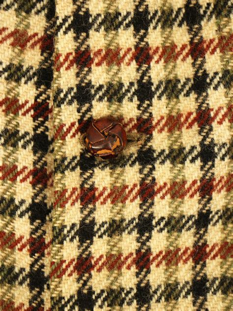 Bold Wool Check Vintage Tattersal Tweed Jacket Revivalvintage
