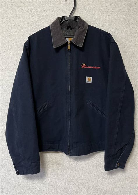 カーハート デトロイトジャケット 野村訓一同色 J64cmt 企業刺繍 極美品 ファッションデザイナー 48割引 Swimmainjp