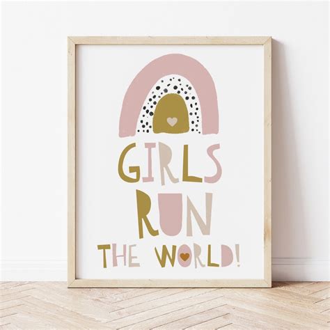 Girls Room Wall Art Prints Posters Pictures 3 Pack Scandi Etsy Uk