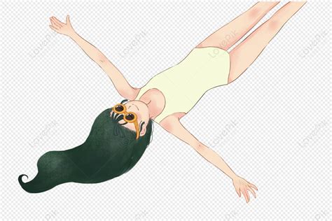 배경에 소녀 Png 일러스트 무료 다운로드 Lovepik