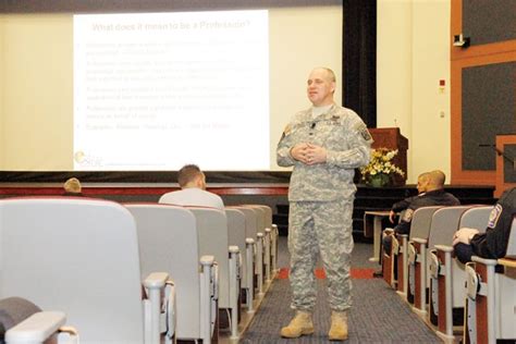 Professionalism Stressed During Center For The Army Profession And