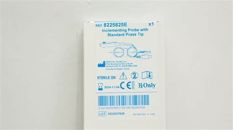Medtronic 8225825e Incrementing Probe With Standard Prass Tip