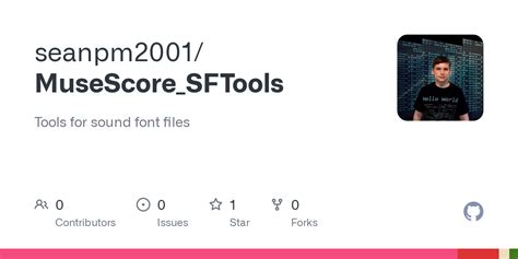Github Seanpm Musescore Sftools Tools For Sound Font Files
