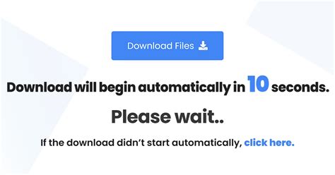 Download Button With A Countdown Timer To Download Files