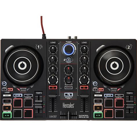 Купить Dj контроллеры DJC-INPULSE-200 Hercules DJControl Inpulse 200 ...