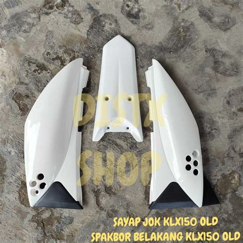 Body Set Klx 150 Old 2 Items Seat Wing Rear Fender Side Panel Mudger