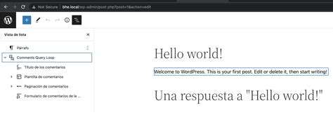 Comment Query Loop Block Not Translated · Issue 41292 · Wordpress