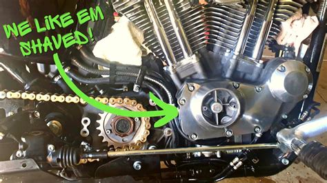 Shaved Sportster Cam Cover Ep 2 Unnecessary Sht For The Sporty Youtube