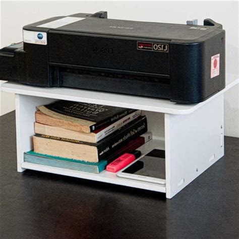 Jual Meja Printer Rak Buku Dudukan Scanner Minimalis 2 Susun Kantor