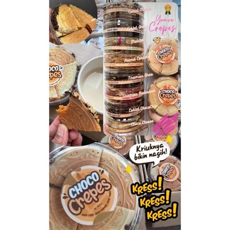 Jual Choco Crepes Viral Lumer Crunchy Enak Shopee Indonesia