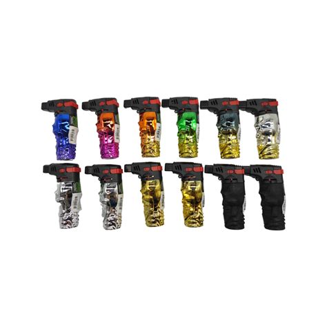 Item Number 023481 3d Xxl Skull Torch 12 Pieces Per Display Novelty