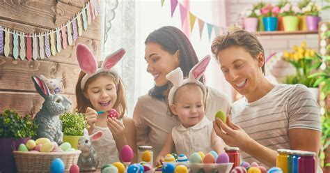 Día De Pascua En Estados Unidos Celebra Los Huevos De Pascua En Usa