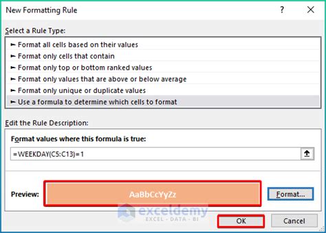 How To Change Cell Color Based On Date Using Excel Formula