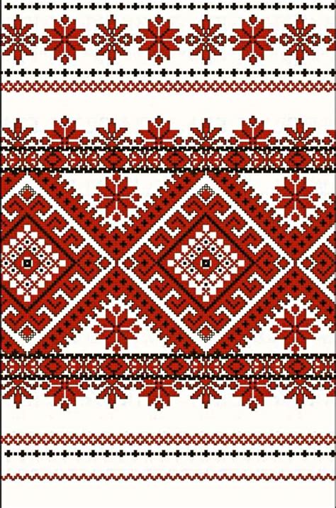 Схемы украинских вышиванок Scheme Of Ukrainian Embroidery Beaded