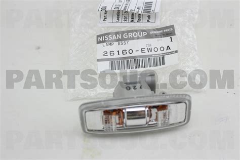 LAMP ASSY-SIDE FLASHER 26160EW00A | Nissan Parts | PartSouq