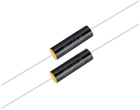 Trahoo 2pcs Capacitor Frequency Divider Capacitance Audio Speaker Capacitor With Pure Copper