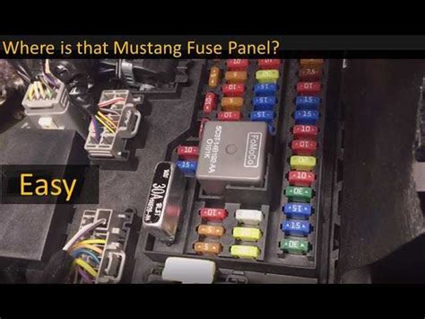 Deconstructing The 2013 Mustang Fuse Box A Visual Guide