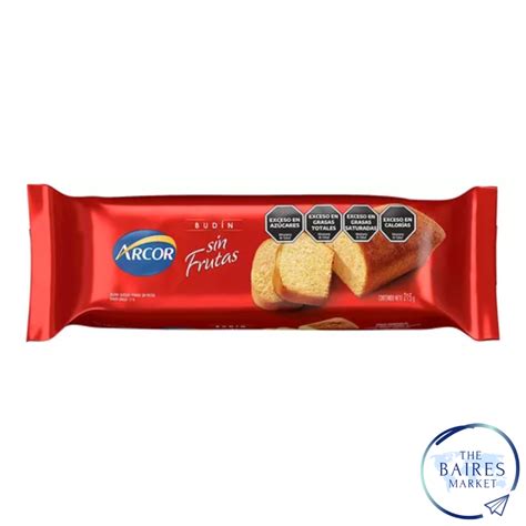 Budin Arcor Vainilla Sin Frutas 215 G The Baires Market