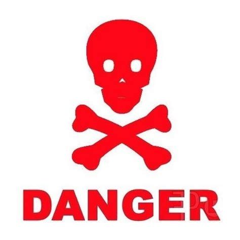 Red Pvc Danger Sign For Commercial Rs 2 Square Inch Dharshan Adss Id 8637350673