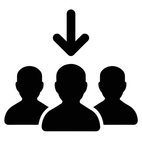 Team Selection Recruitment Concept With Arrow Pointing Towards A Group Of People 60213237 Vector