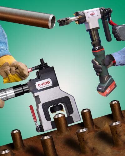 Millhog Portable Pipe Beveling Tools Cutting Tool Engineering