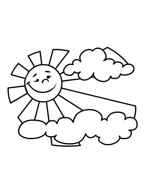Sol Com Nuvens Para Colorir Rainbow Unicorn Float