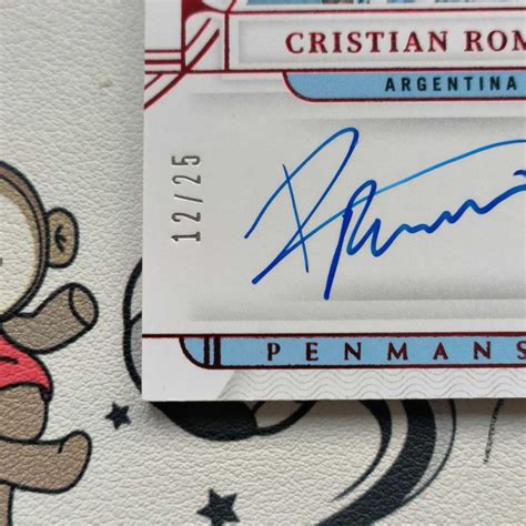 2022 Panini National Treasures Cristian Romero 【小猴拆卡zyw】最新世界杯国宝 阿根廷 罗梅罗