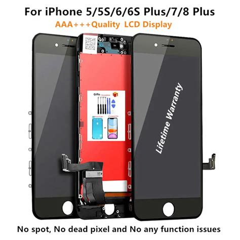 오리지널 Oem Lcd 디스플레이 아이폰 5s 6 7 8 6s 플러스 스크린 3d 터치 디지타이저 어셈블리 휴대폰 수리