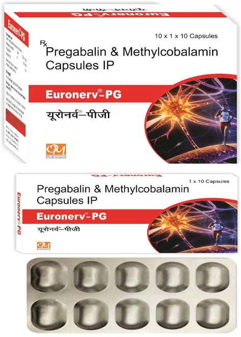 Pregabalin Methylcobalamin Capsules At Rs 130 Stripe Vitamin B12