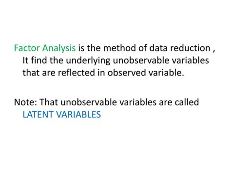 Factor And Canonical Anlysis Ppt